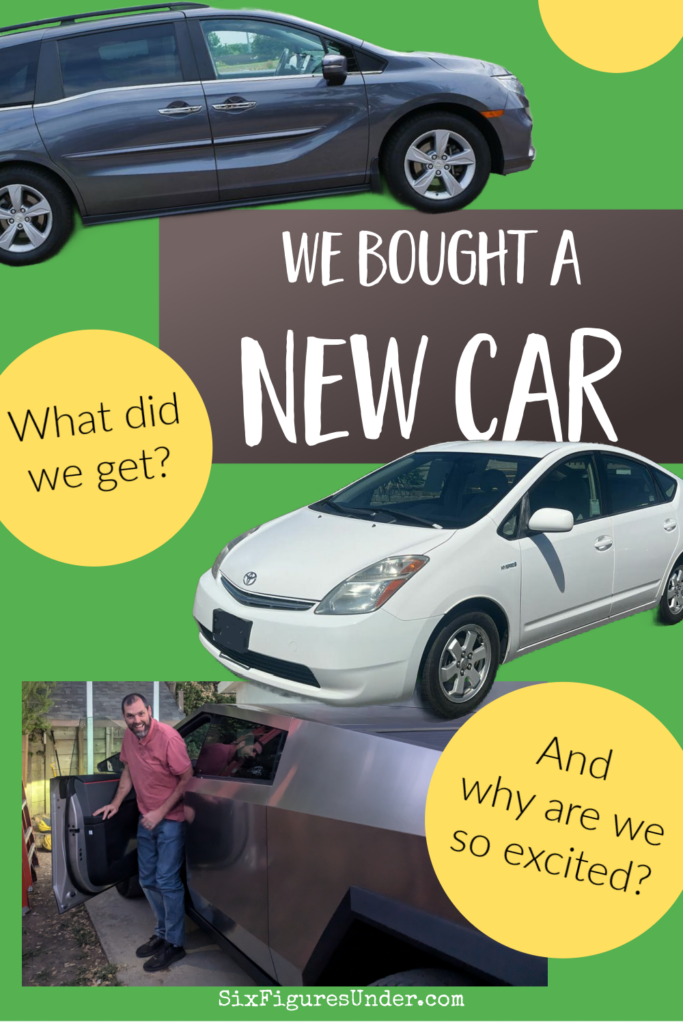 We bought a new car! - Six Figures Under